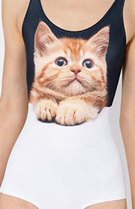 18 One Piece Cat Swimsuits That Let You Take Kitties To The Beach ...