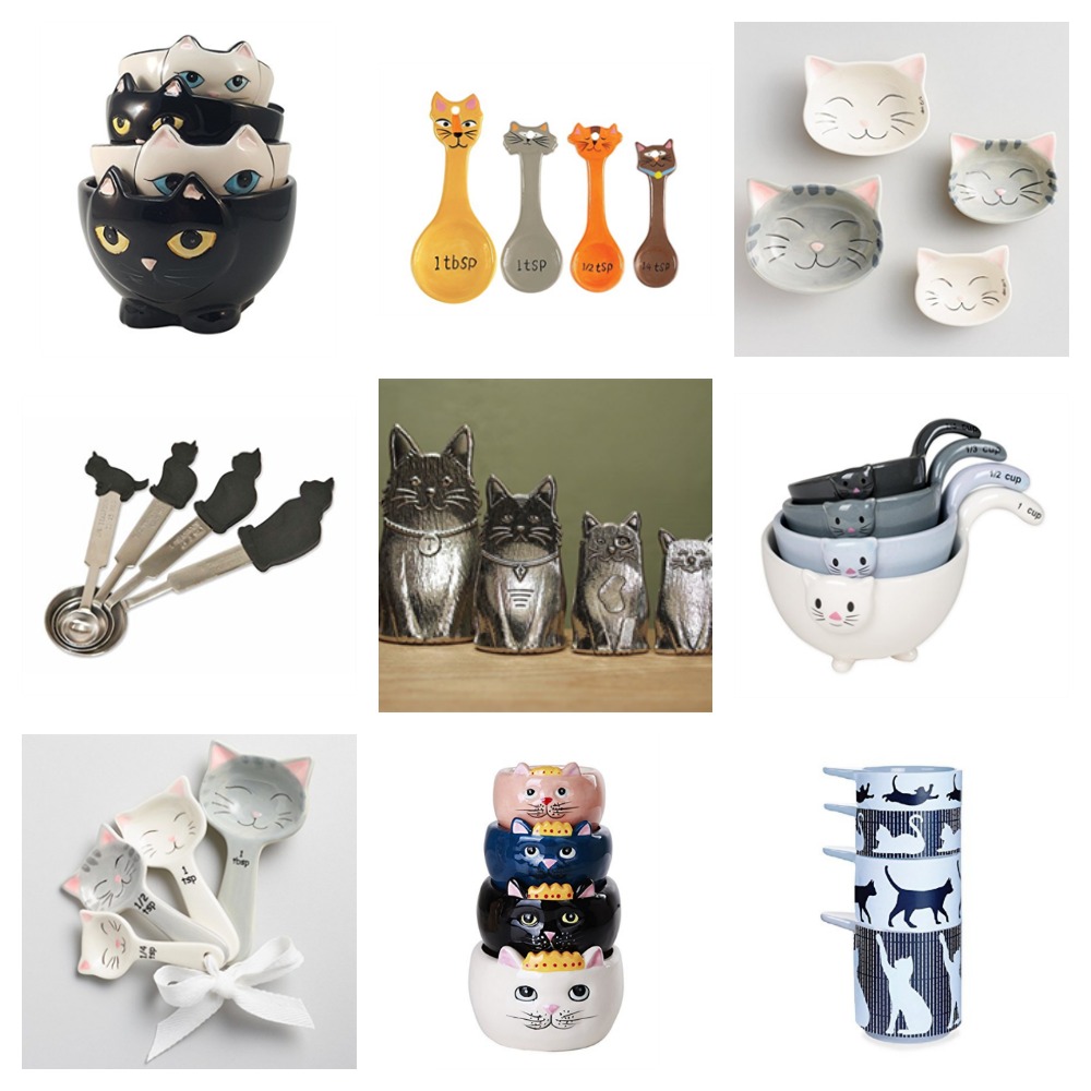 Kitty Measuring Cups & Spoons For Cat Lovers Who Cook! – Meow As Fluff