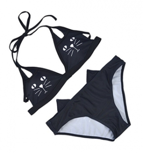 Cat Bikinis And One Piece Swimsuits For Women That Are Purrfect For ...
