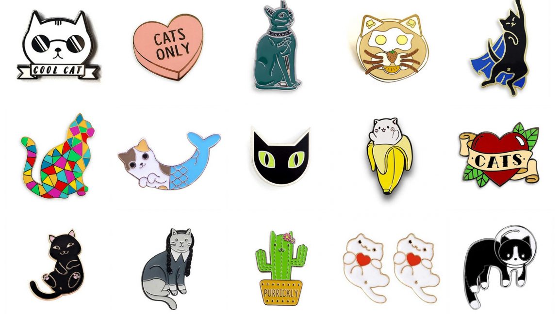 Enamel Cat Pins For People Who Love Kitties! – Meow As Fluff