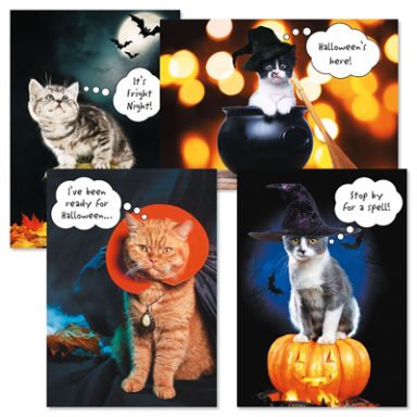 Halloween Greeting Cards For Cat Lovers! – Meow As Fluff