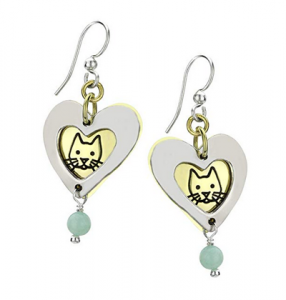 Cat Heart Earrings That Are Purrfect For Valentine’s Day! – Meow As Fluff