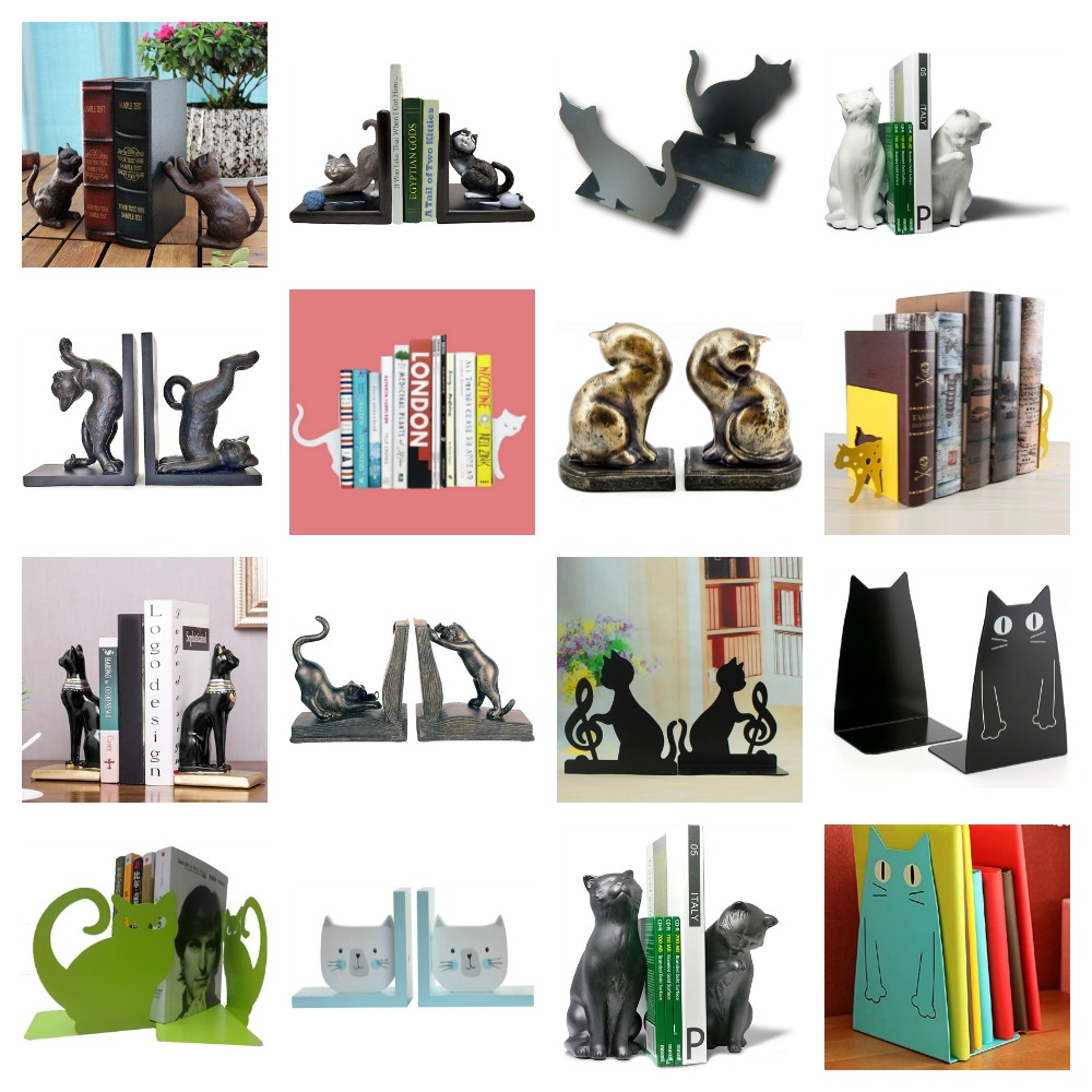 Cat Bookends To Add Some Fun To Your Office! – Meow As Fluff