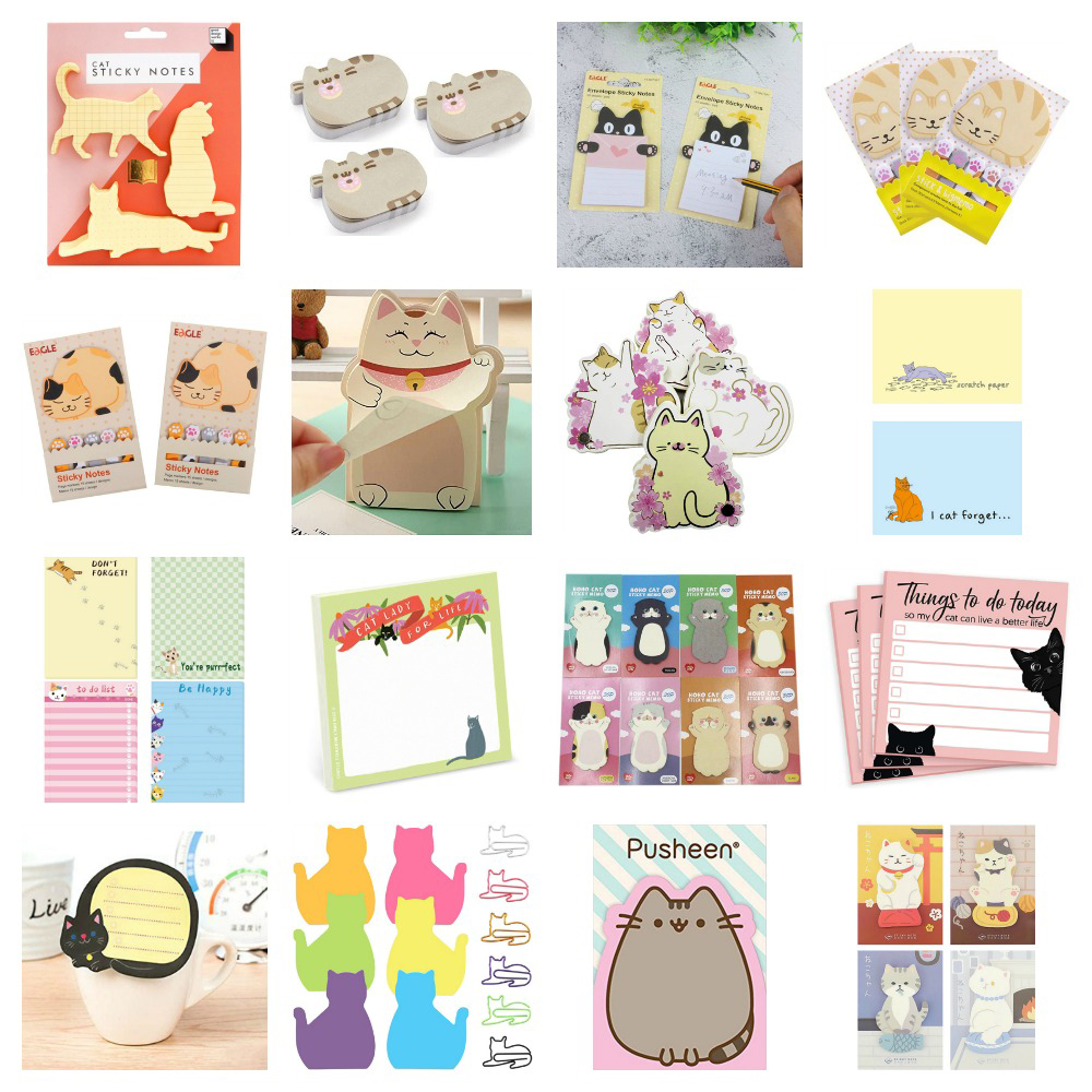 Fun And Functional Sticky Notes For Cat Lovers! – Meow As Fluff