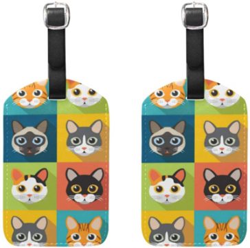 Cat Luggage Tags For People Who Love Kitties! – Meow As Fluff