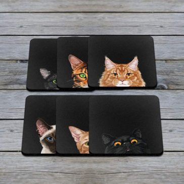 Cat Coasters For People Who Love Kitties! – Meow As Fluff