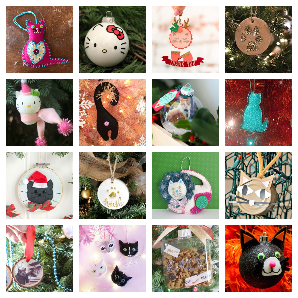 DIY Cat Ornaments You Can Make This Christmas! – Meow As Fluff